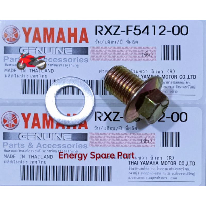 YAMAHA R25 RXZ EGO SRL110 LAGENDA (STD) (KEPALA SIZE 12) ENGINE OIL NUT ...