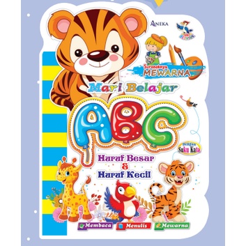 BUKU WARNA COLOR BOOK COLORING -SIRI BELATUK– ABC HURUF BESAR & HURUF ...