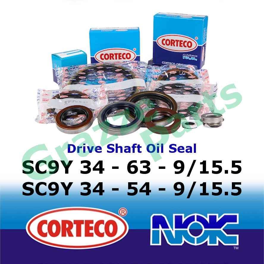 (1pc) NOK Corteco Drive Shaft Driveshaft Oil Seal Toyota Vios NCP93 ...