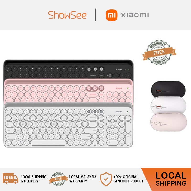 Xiaomi Miiiw 104 Keys K02 Bluetooth Wireless Keyboard Mouse Kit Gaming ...