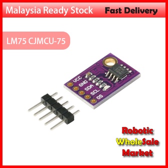 LM75 CJMCU-75 Sensor Module Temperature Sensor High Speed I2C IIC Interface High Precision LM75A ...