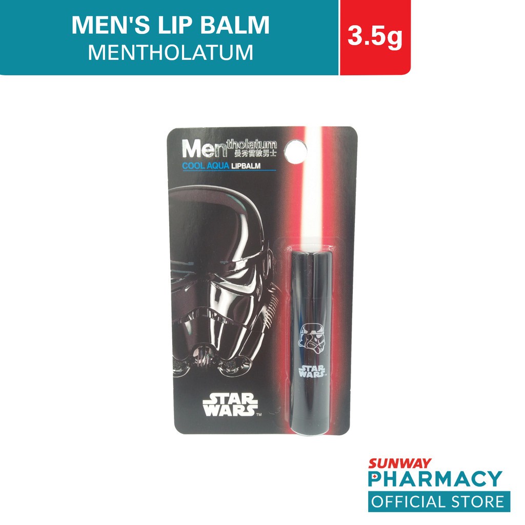 Mentholatum Men's Cool Aqua Lipbalm (3.5g) | Shopee Malaysia