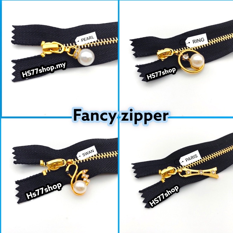 Fancy Zipper/ Zip Baju/ Zip Metal/ Zip Besi/ Zip Jubah | Shopee Malaysia
