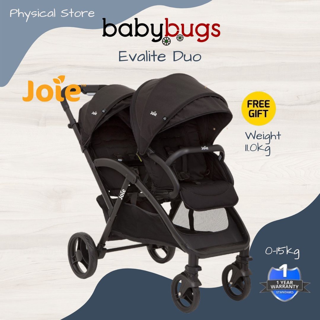 Joie Evalite Duo Tandem Baby Stroller | Shopee Malaysia