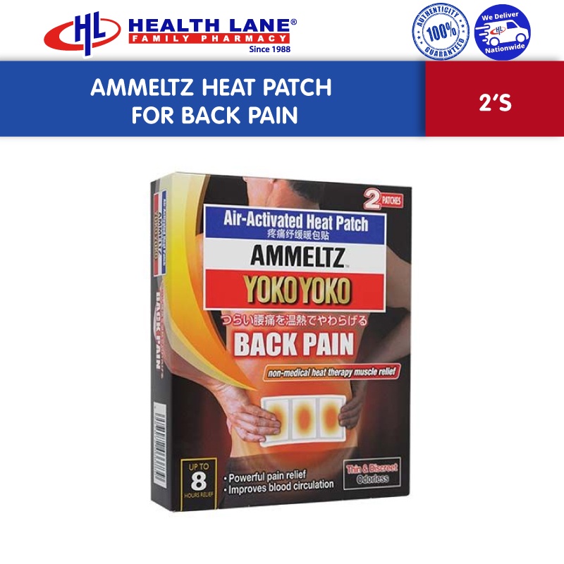 Ammeltz Heat Patch For Back Pain (2's) | Shopee Malaysia