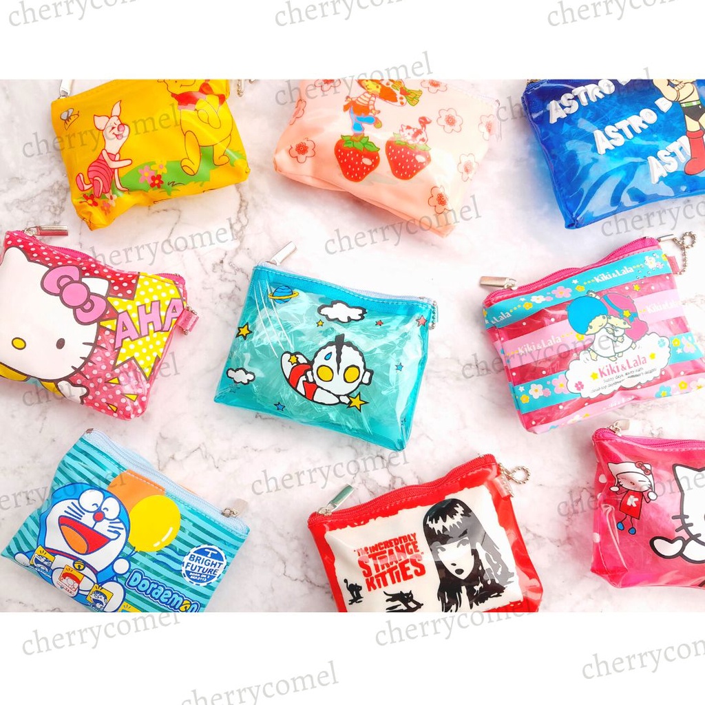 Coin Purse Cute Cartoon Wallet for Kids Coin Pouch Dompet Kanak-Kanak ...