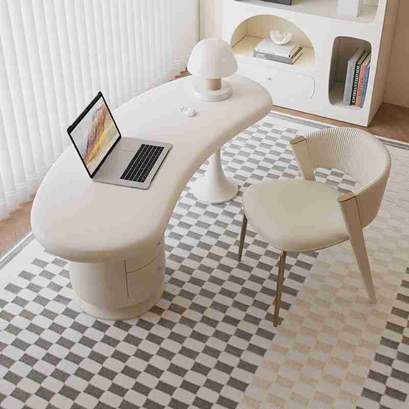 [PRE ORDER] Luxury Modern Nordic Minimalist French Style Curved Office ...