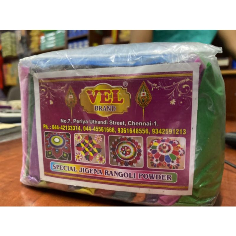 VEL Special Rangoli Powder - 15colours per pack | Shopee Malaysia
