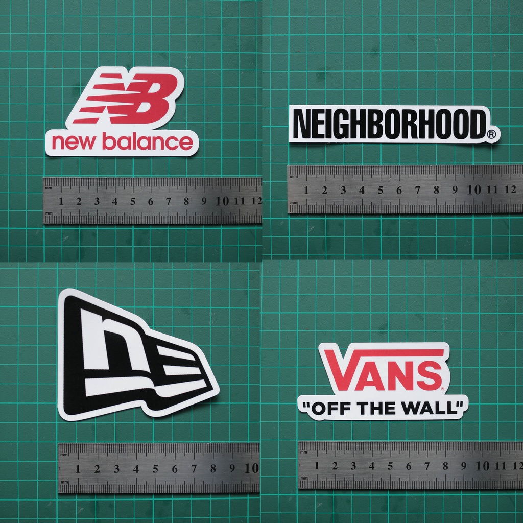 Sticker ( New Balance, Neighborhood, New Era, Vans ) | Shopee Malaysia