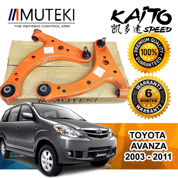 MUTEKI FRONT LOWER ARM FOR TOYOTA AVANZA F600 2003 - 2011 | Shopee Malaysia