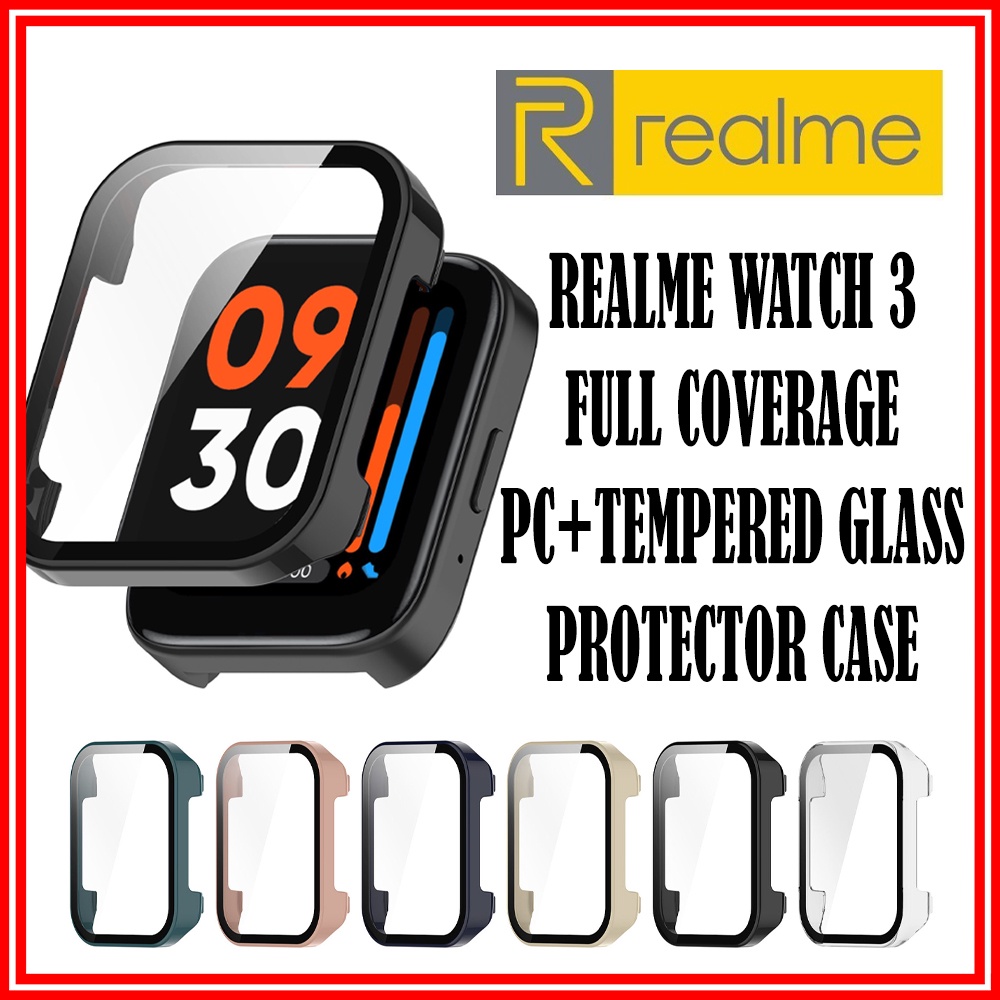 REALME Watch 3 /Pro Tempered Glass Case Realmewatch 3 Smart Watch ...