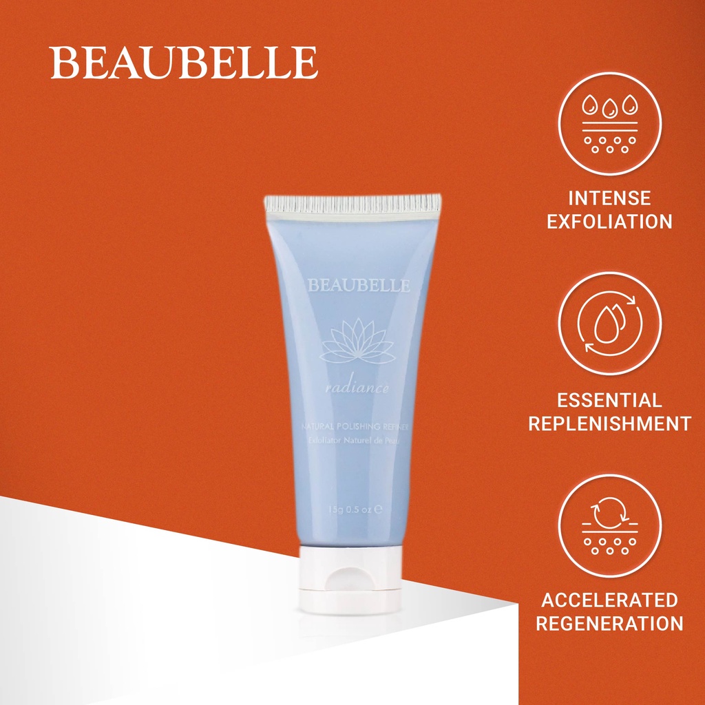 BEAUBELLE Radiance Natural Polishing Refiner Face Scrub Great for All ...