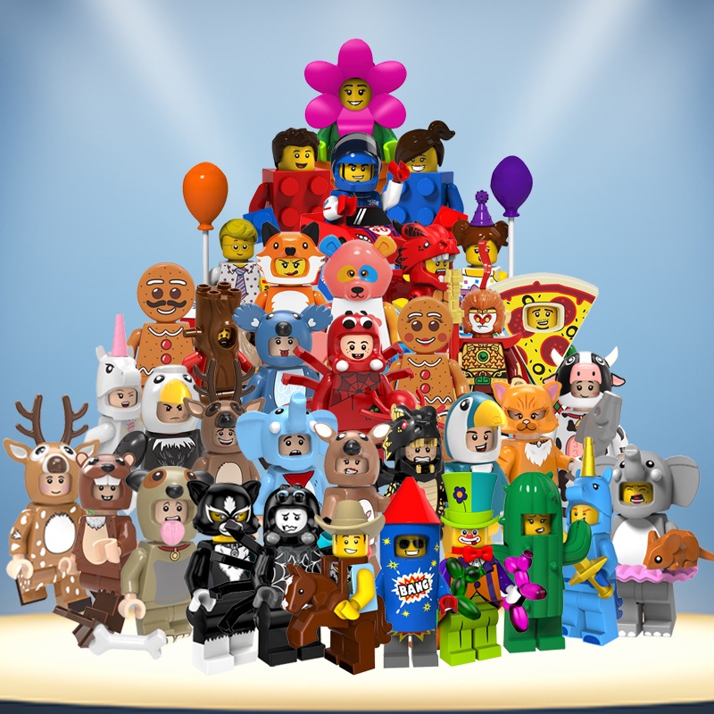 Cartoon Series Minifigures Gingerbread Man Collection Blocks Toys ...
