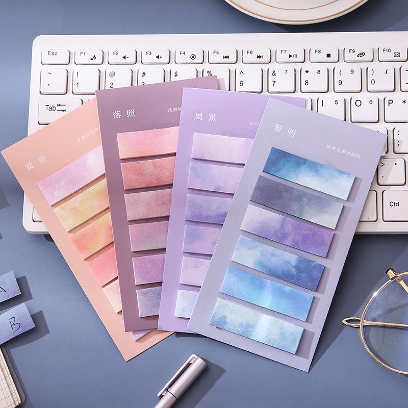 120 gradually changed index stickers can be written in small strips ...