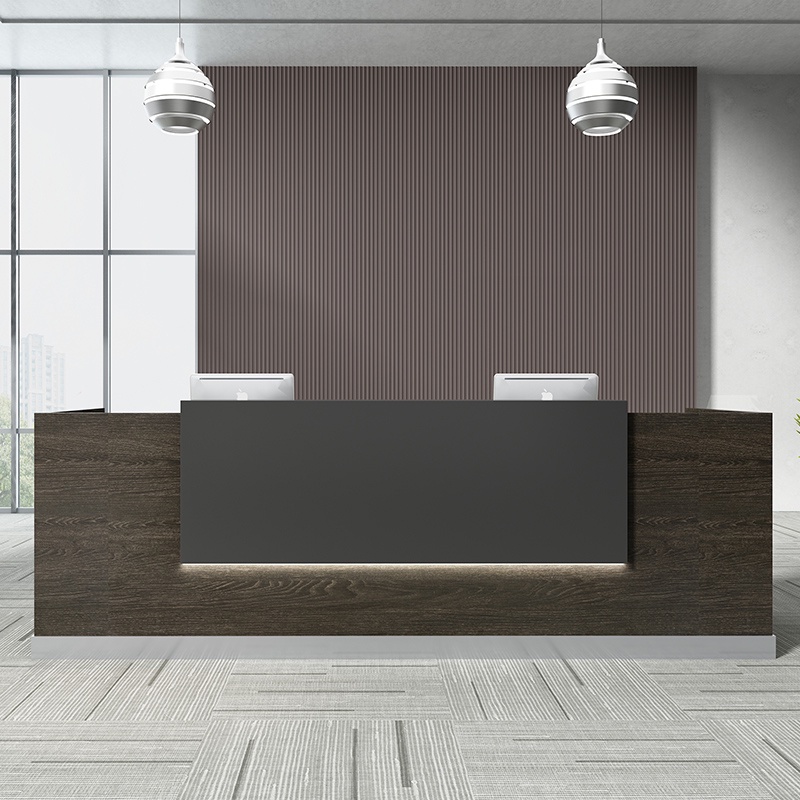 Cashier Counter Table Commercial Reception Wooden Desk Office ...