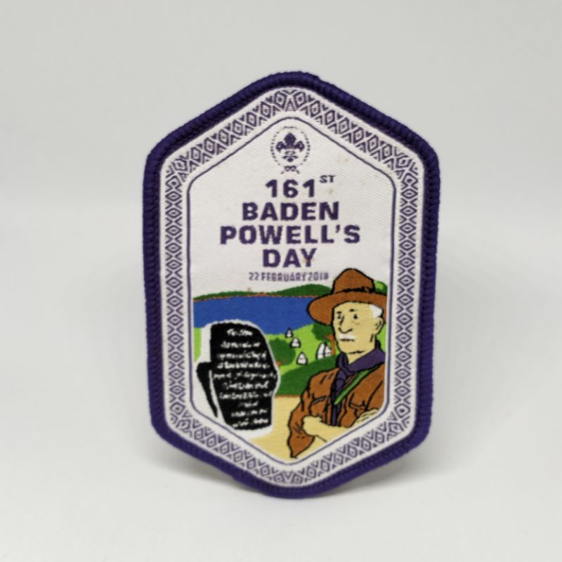 For Collection 161th Baden-Powell Day patch Merrowed Emblem | Shopee ...
