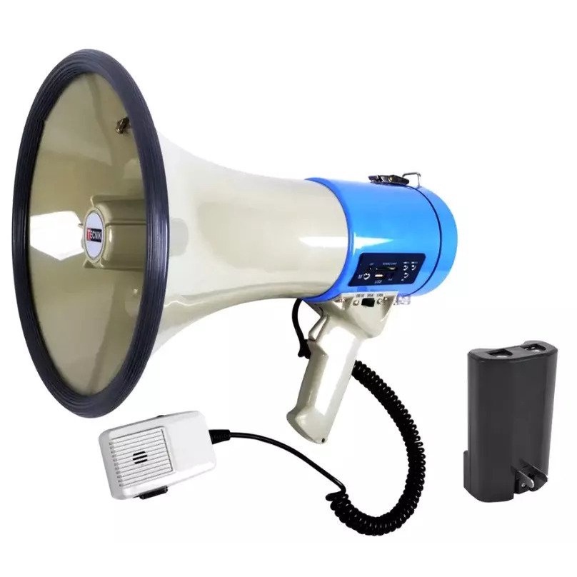 Dynamax SR88SU Loud Hailer Megaphone C/W USB Player & Rechargeable ...
