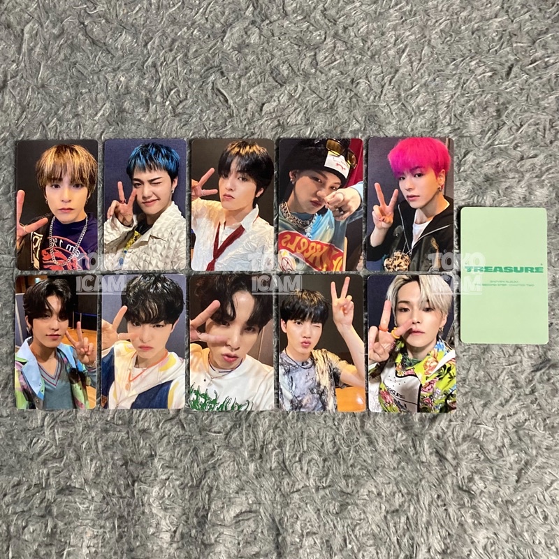 Photocard TREASURE HELLO THE SECOND STEP: CHAPTER TWO Selca Selfie Ver ...