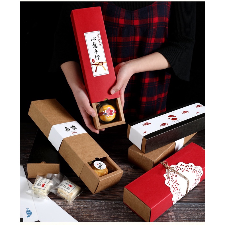 Mooncake box/4holes 50g/4 holes 80g Drawer Cookies/ New year Box /Cny ...