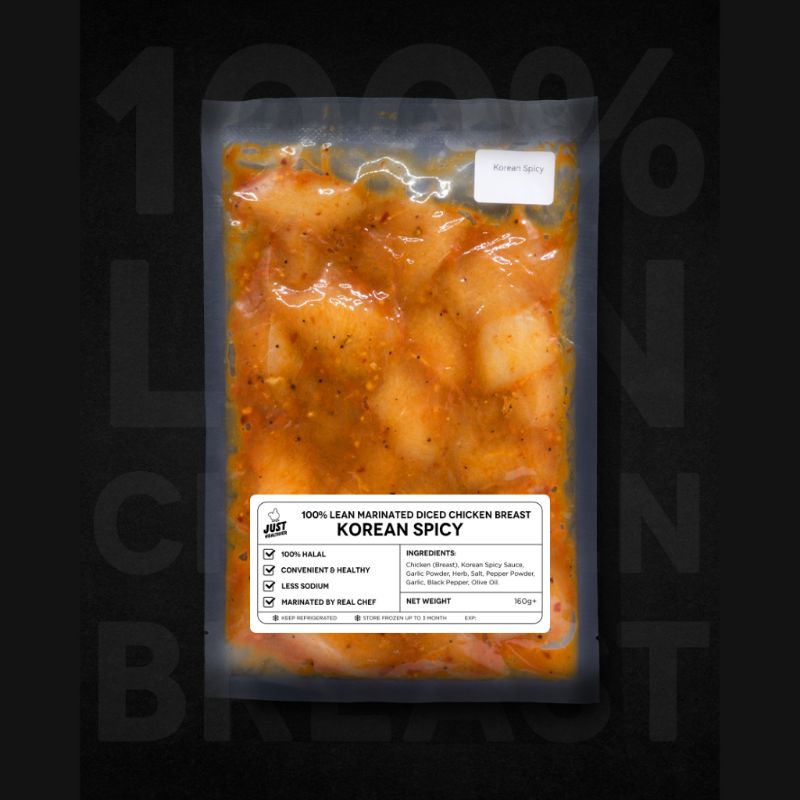 100% Lean Marinated Diced Chicken Breast (HALAL) | Shopee Malaysia