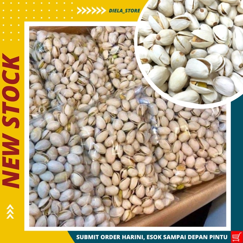 Roasted Pistachio Nut Lemak 500g 1kg Kacang Cerdik Panggang Salted Food ...
