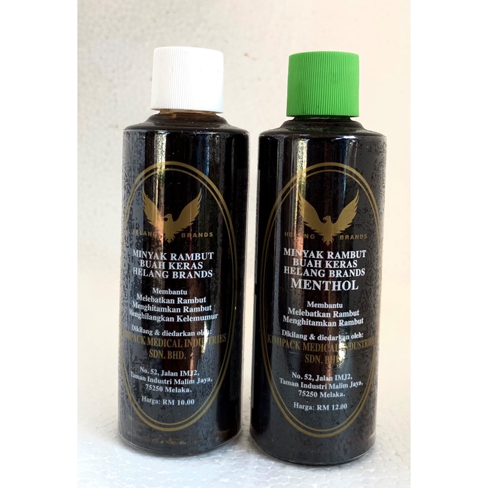 Minyak Rambut Buah Keras | Minyak Rambut Buah Keras MENTHOL HELANG ...