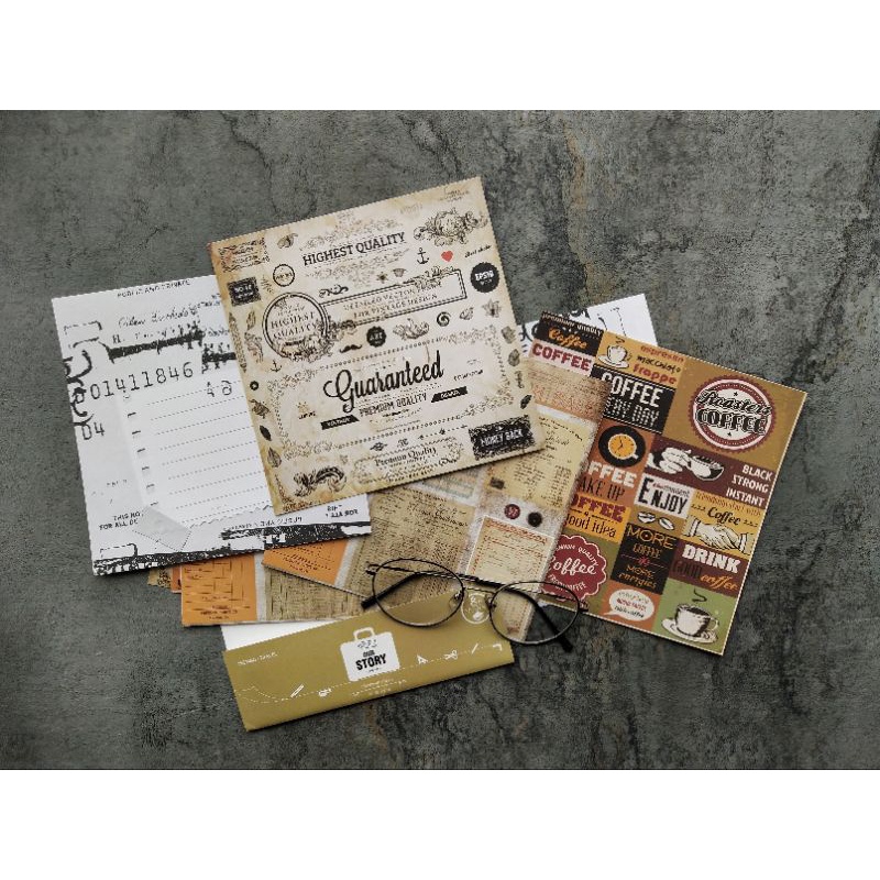 Junk journal background stickers pack journal sticker planner stickers ...