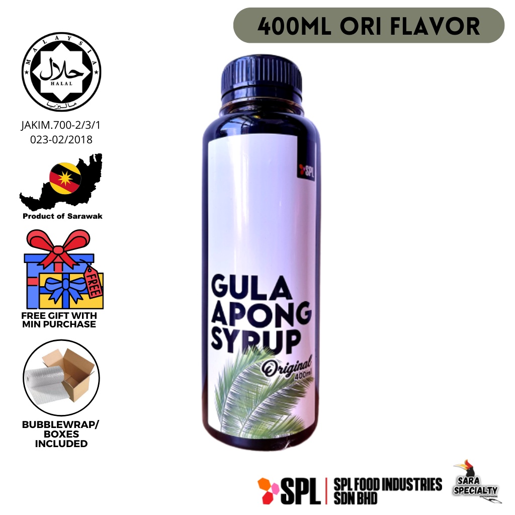 [READY STOCK] Sirap Syrup Gula Apong Asli Sarawak Sugar Free Original ...