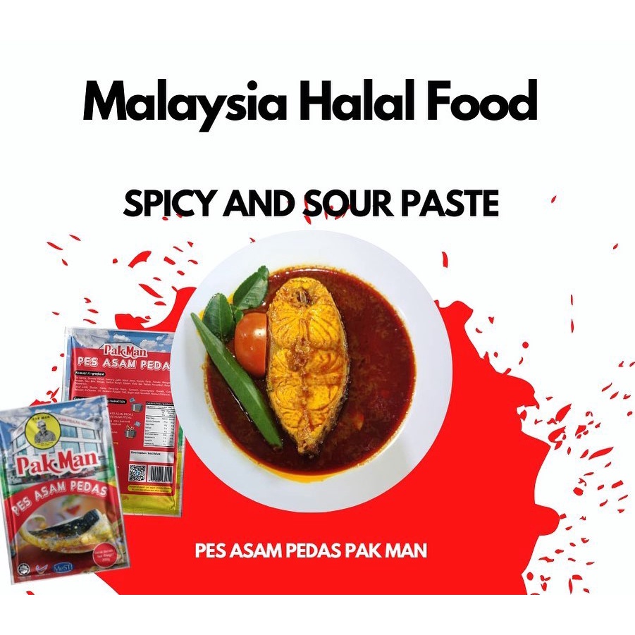 Pes Asam Pedas Pak Man Melaka Baba Nyonya Kari Ikan Kari Daging Halal ...