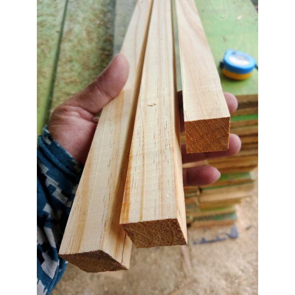 kayu pine 1in x 1in ( 25mm x 25mm ) stick n deco | Shopee Malaysia