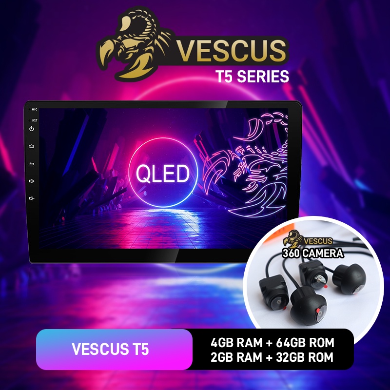 VESCUS 🦂 [4+64] T5 DSP Super 3D 360 DSP Sony lens (NIGHT VISION ...