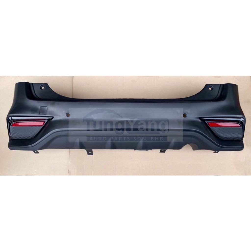PERODUA ALZA 2018 REAR BUMPER & REFLECTOR COVER & REFLECTOR COMPLETE ...
