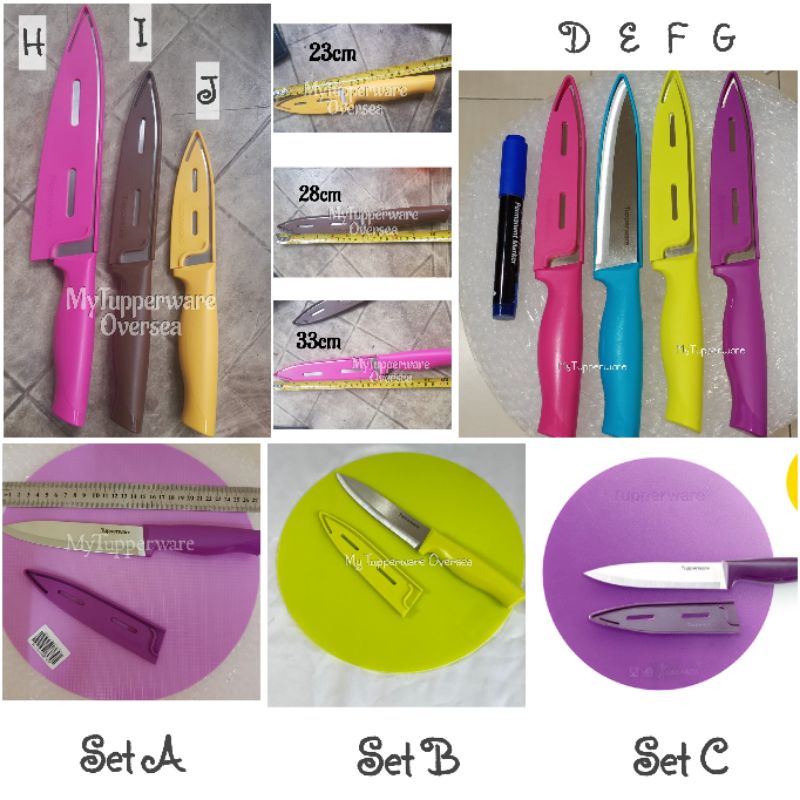 Tupperware Pisau Besar Kitchen Knife Paring Knife Utensil Chopping ...