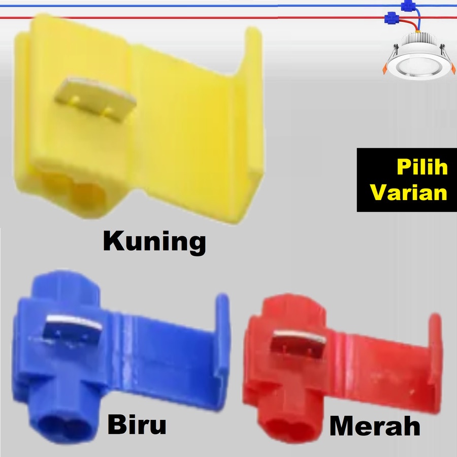 Snap Lock Quick Connector Jumper Terminal Scotch Cable Clip Connector ...