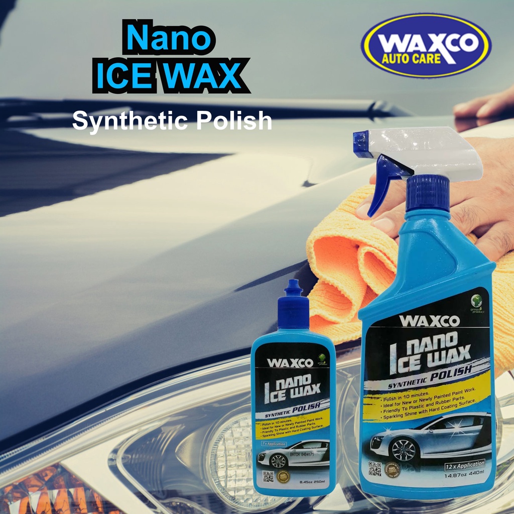 WAXCO Nano Ice Wax Synthetic Polish - 250ml & 440ml | Shopee Malaysia