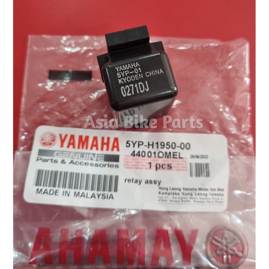 Yamaha Original LC135 V1 V2 V3 V4 V5 V6 V7 Relay Assy / Fan Relay / Relay Kipas - 5YP-H1950-00 ...
