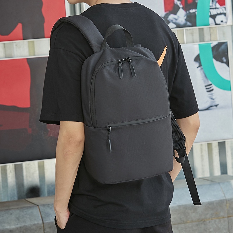 Trendy Men Nylon Waterproof Weatherproof Backpack Small Bag Gym Fitness ...