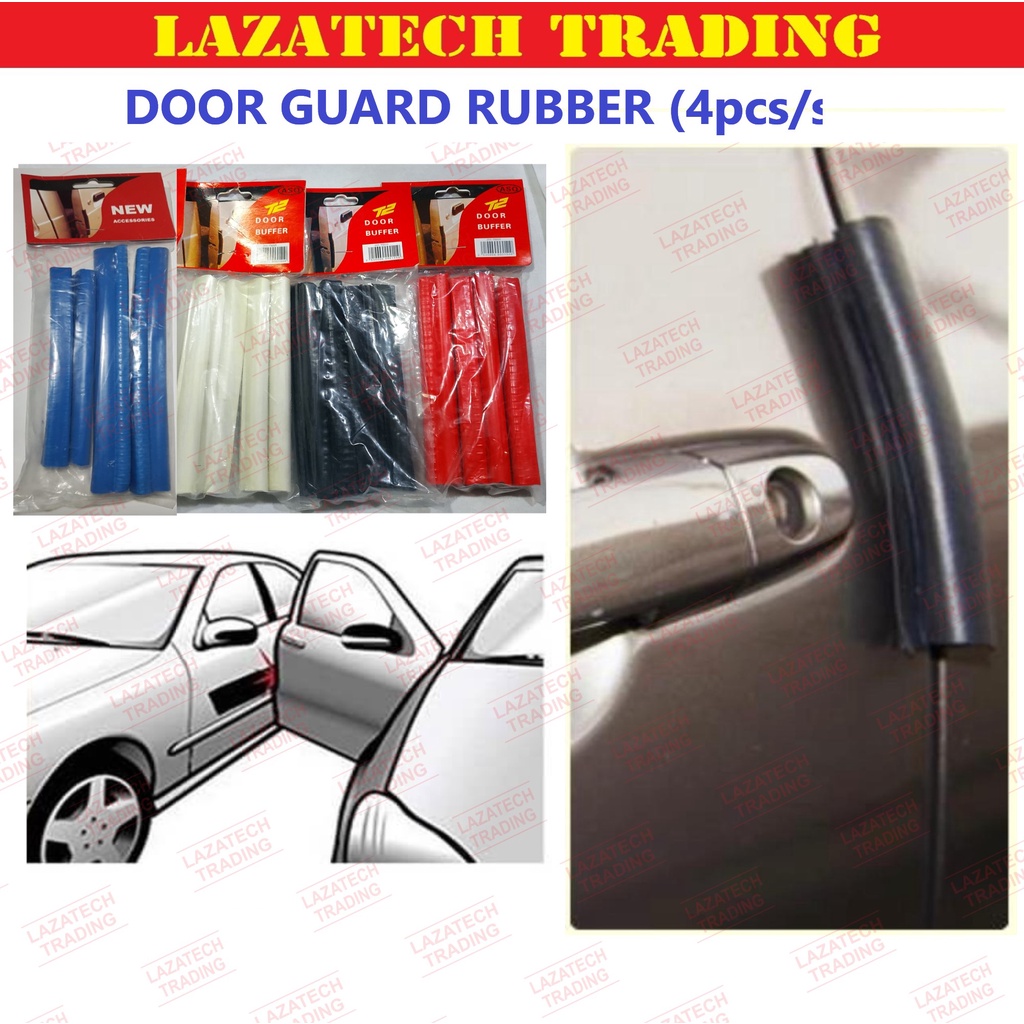 DOOR GUARD RUBBER (4pcs/set) DOOR PROTECTOR RUBBER | Shopee Malaysia