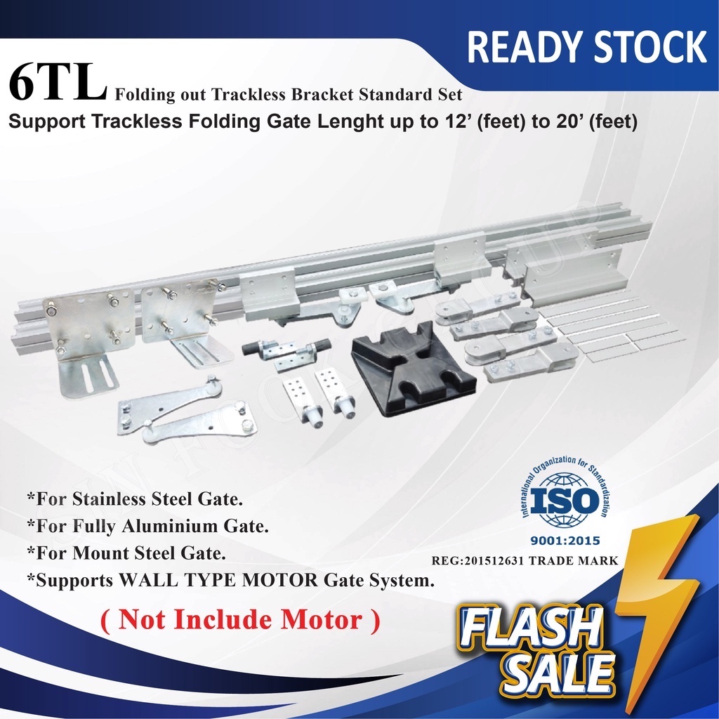 Trackless Folding Bracket System AST 6TL | Shopee Malaysia