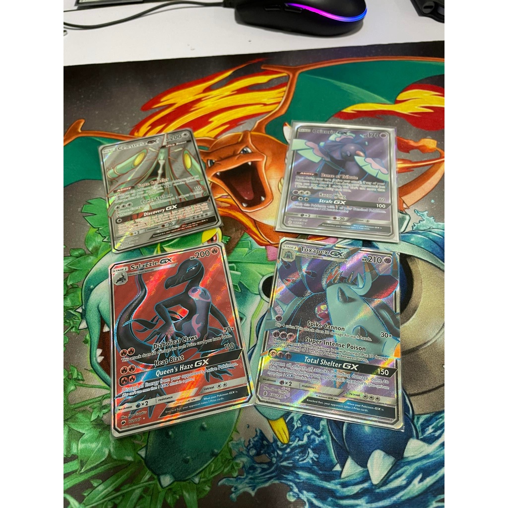 Pokemon Card TCG GX (Full Art) Sun and Moon expansion | Shopee Malaysia