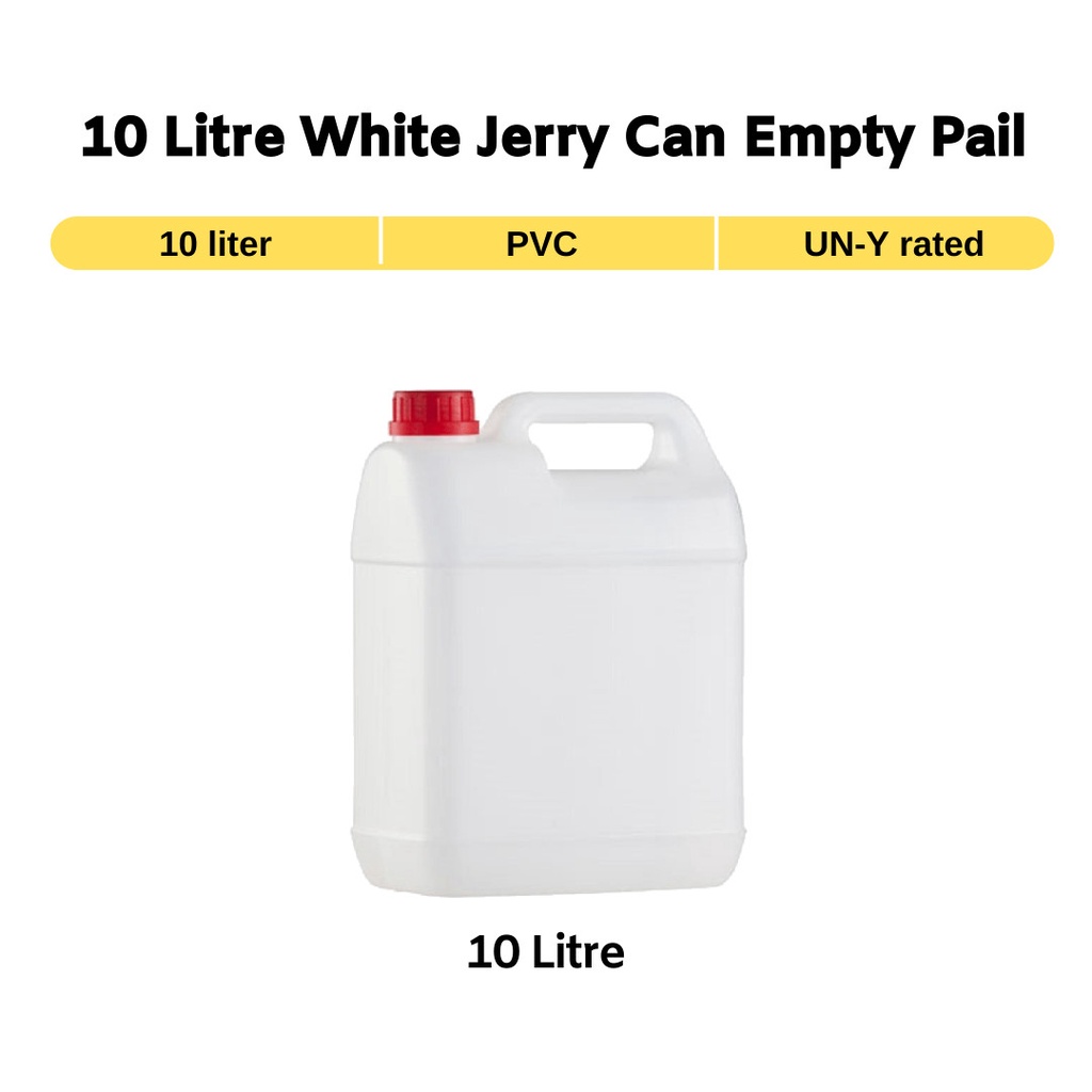 [10 Litre] Water Container Tong Air Jerry Can HDPE PVC Drum | Shopee ...