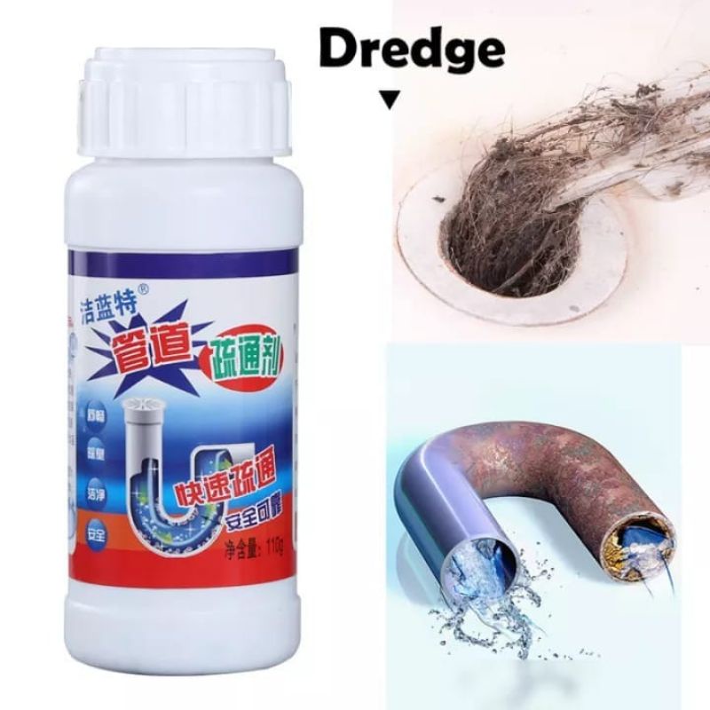 Ls Anti-Clog Powder for Clogged Pipes / Toilet Sink Drains / Pipe Drain ...