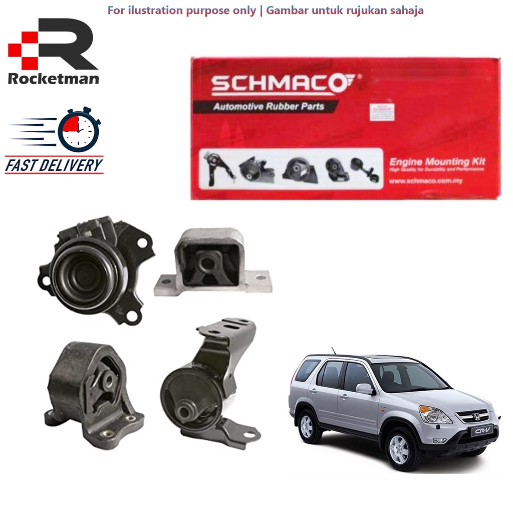 SCHMACO ENGINE MOUNTING SET HONDA CRV S9A 2.0 2002-2006 | Shopee Malaysia