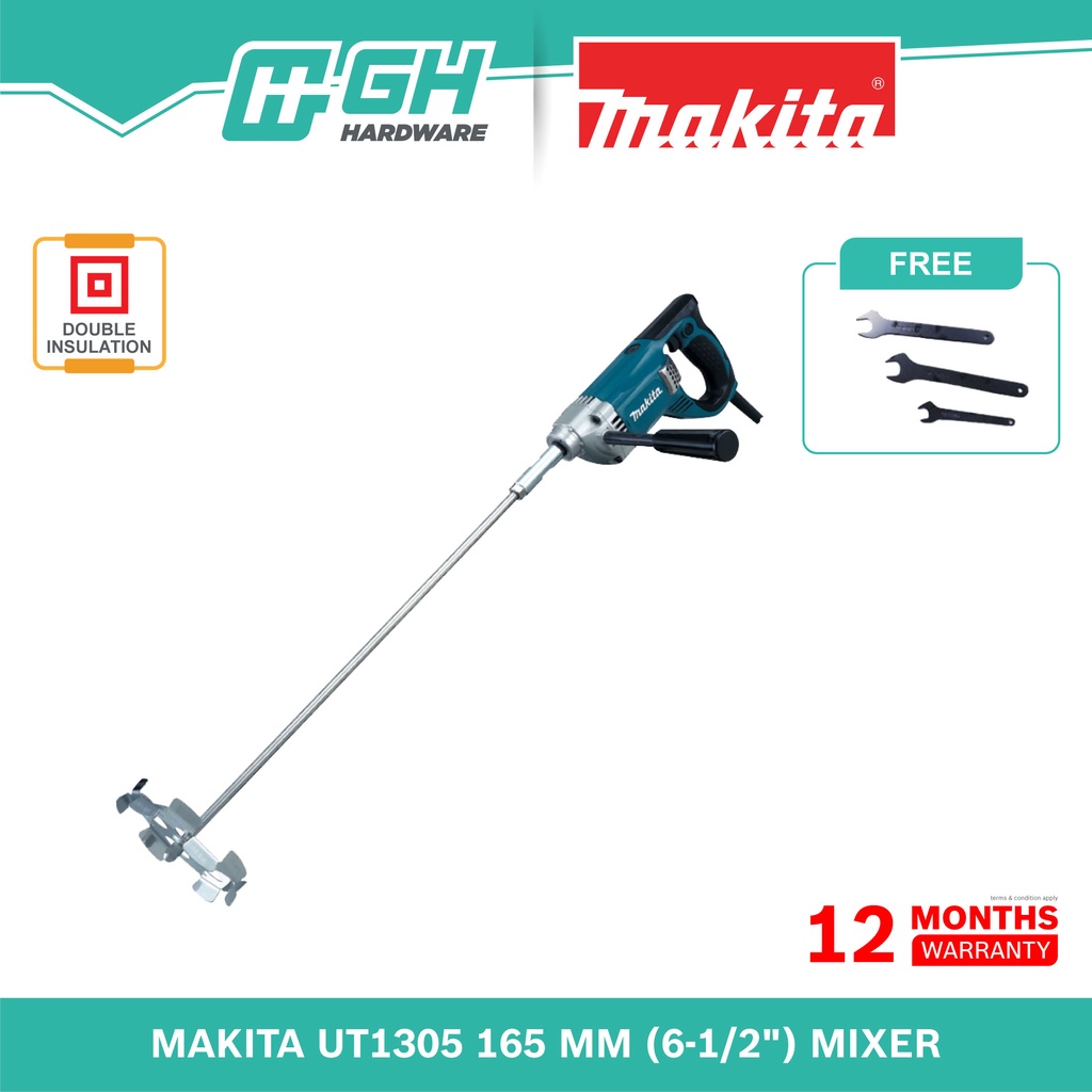 [ GH HARDWARE ] MAKITA UT1305 165mm (6-1/2") Mixer ( UT 1305 ) | Shopee Malaysia