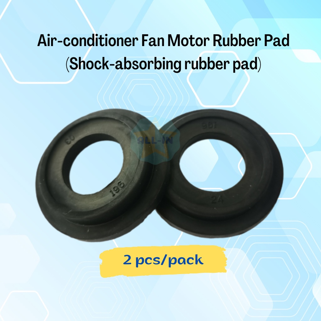(2 pcs/pack) AirCond Indoor Fan Motor Rubber / Indoor Fan Motor Rubber ...
