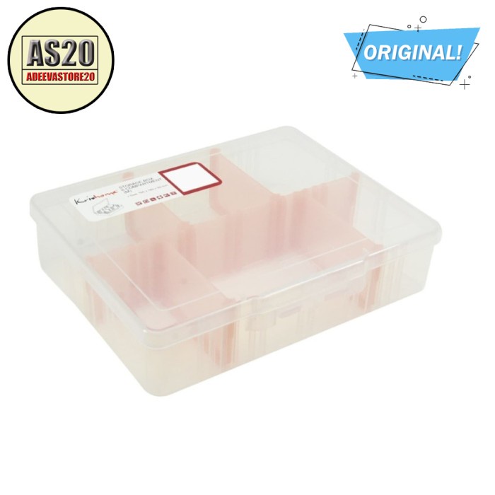 Original Transparent Stora 6-piece Multifunction Storage Box | Shopee ...