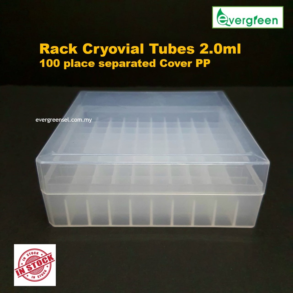 Polypropylene (PP )Rack for Cryovial/Cryogenic/HPLC Vials 2.0ml ( 100 ...