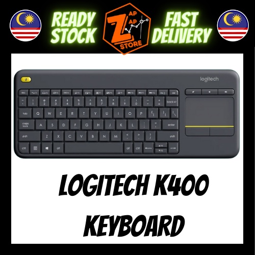 LOGITECH K400 PLUS WIRELESS KEYBOARD | Shopee Malaysia