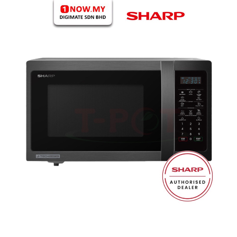 SHARP 23L Microwave Oven R259EBS (Touch Control Panel) | Shopee Malaysia