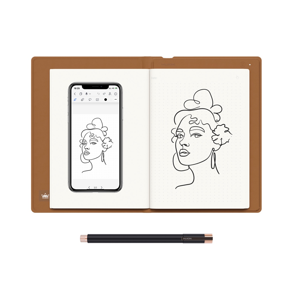 【NEW Arrival】HUION X10 Note 2-in-1 Smart Writing Digital Notebook ...